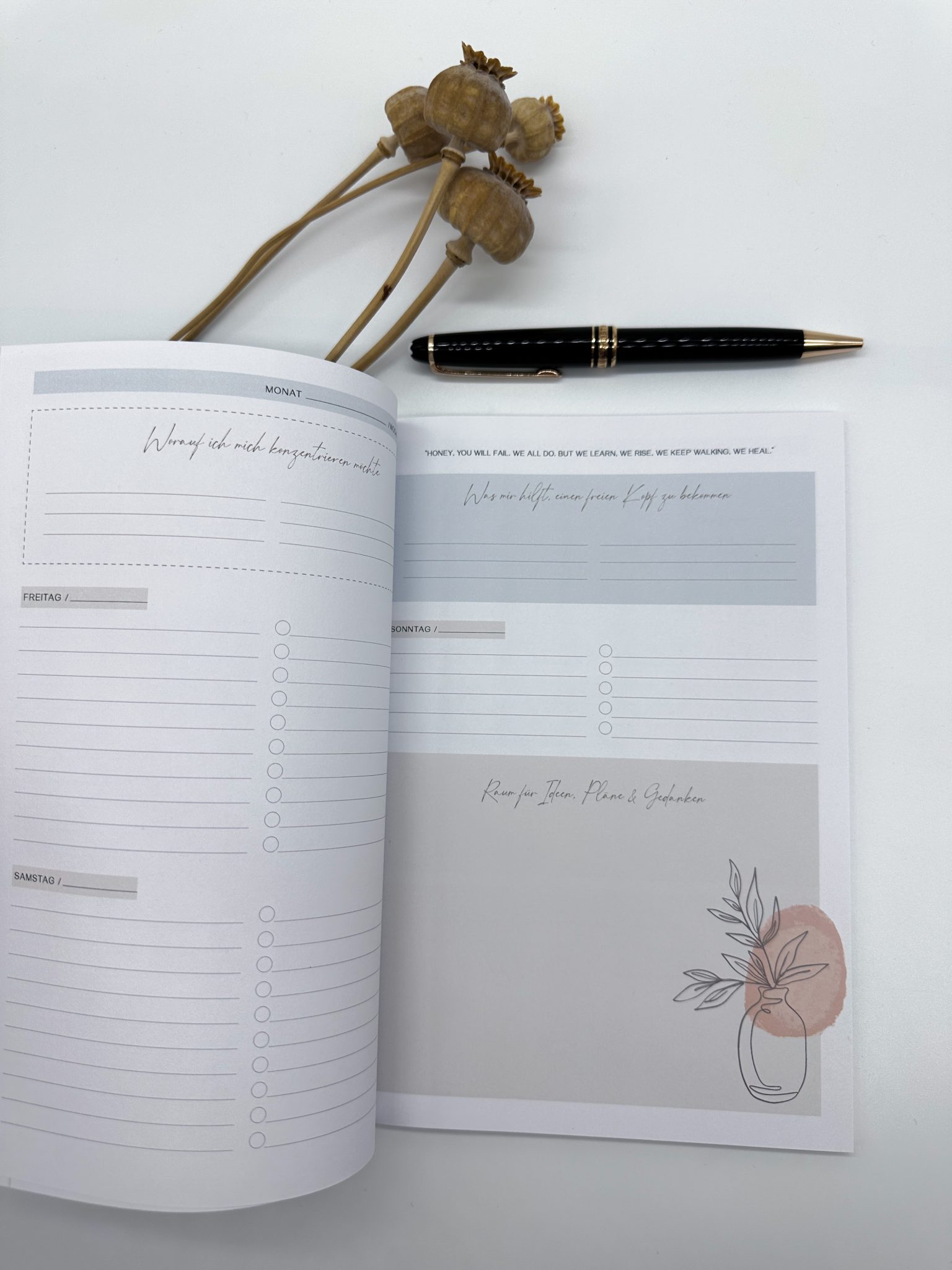 Protect your peace Journal – Seeds & Feathers